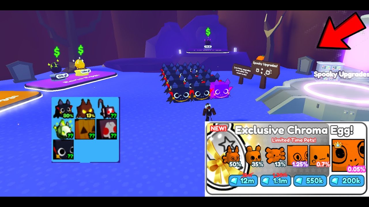 HALLOWEEN UPDATE HUGE VAMPIRE BAT! PET SIMULATOR Z INSANE UPDATE ...