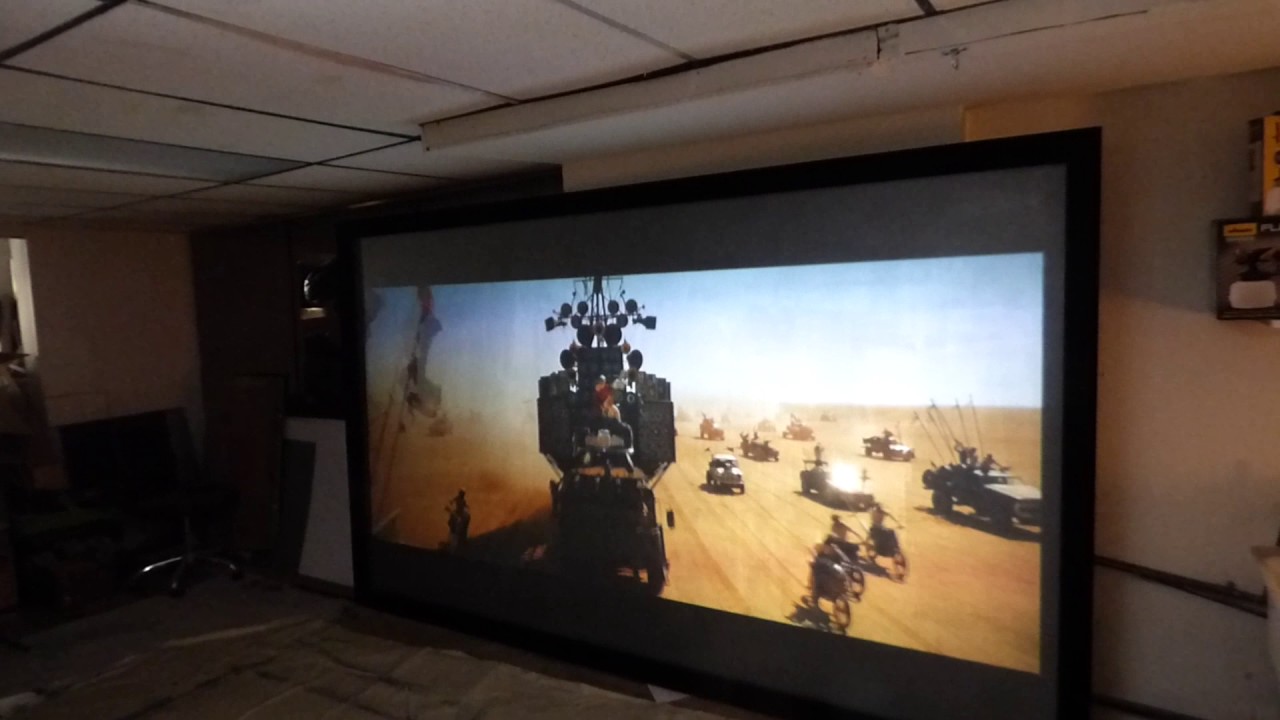 CRYSTAL EDGE ( HUGE! ) 150" 16:9 FIX FRAME SCREENS PLATINUM 4K CINEMA ...