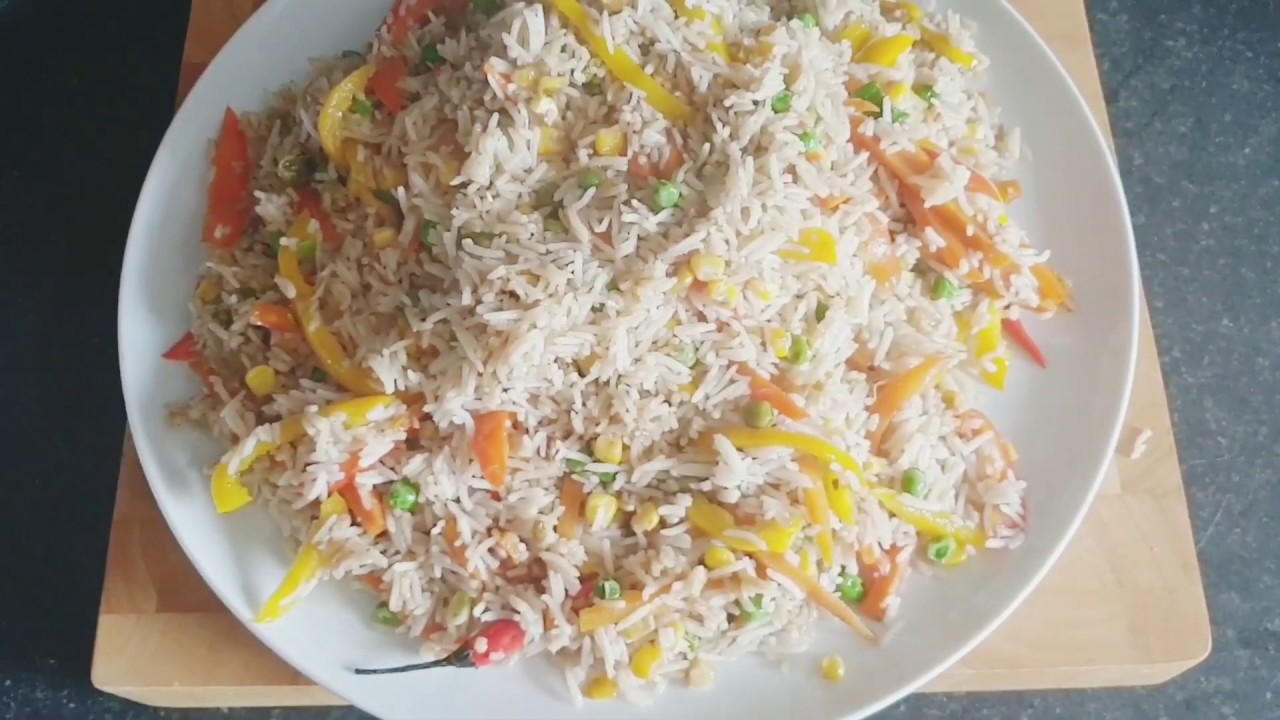Simple vegetable rice by Cook for you - YouTube