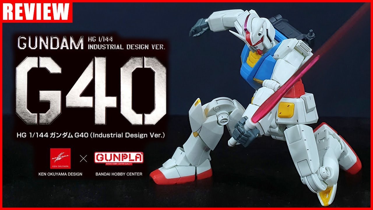 [REVIEW] HG 1/144 건담 G40 인더스트리얼 디자인 Ver. / Gundam G40 Industrial Design ...