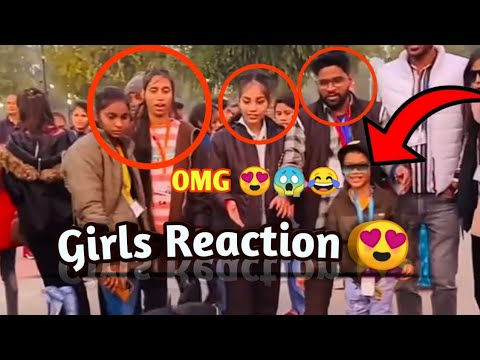 Flip reaction in public 🥰New flip reaction video 😜 Girls Reaction 😍# ...