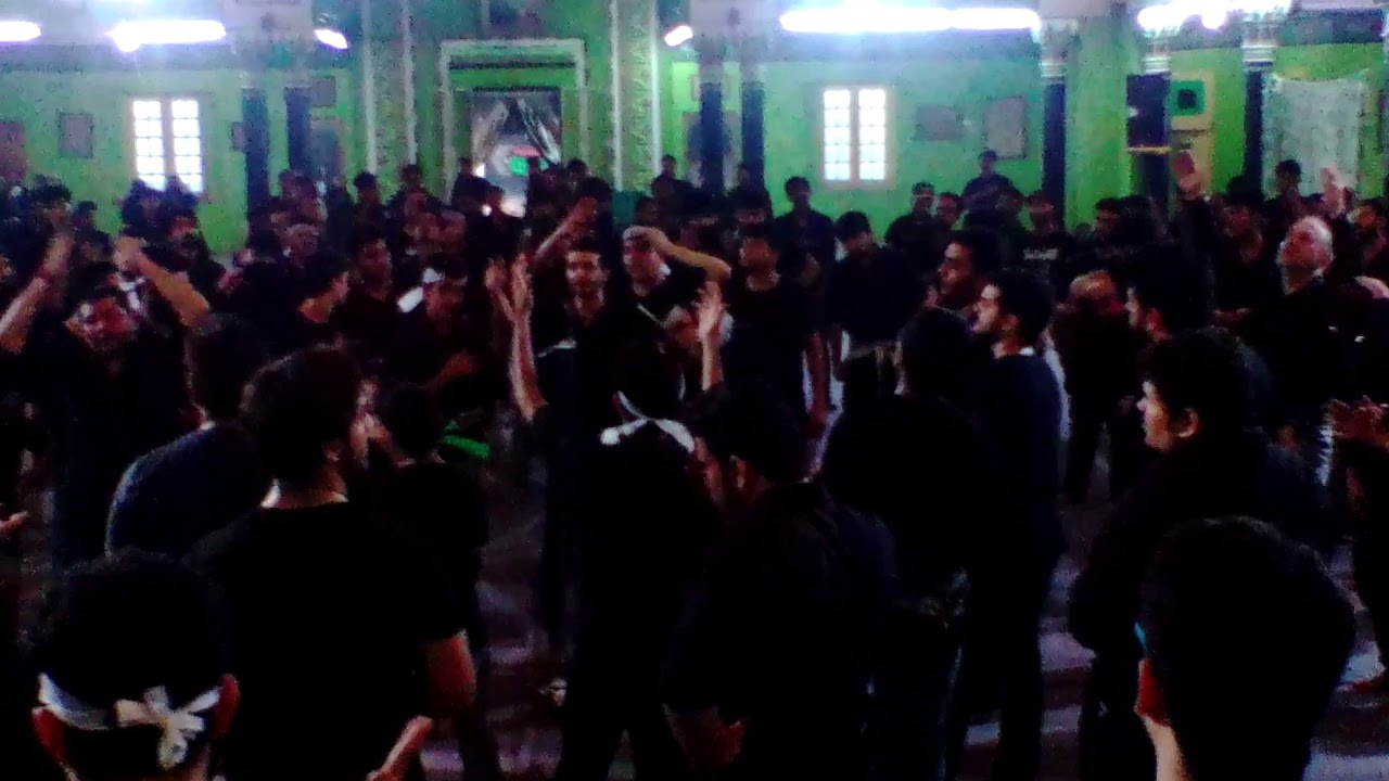 9th muharram iranian matam anjuman e darbar e hussaini aza khan e zehra ...