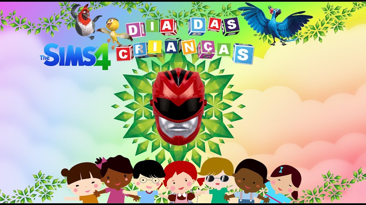 Mês das Crianças #14 Power Ranger Vermelho (The Sims 4) - YouTube