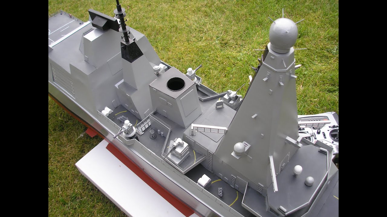 rc type 45 destroyer build 'finished' - YouTube