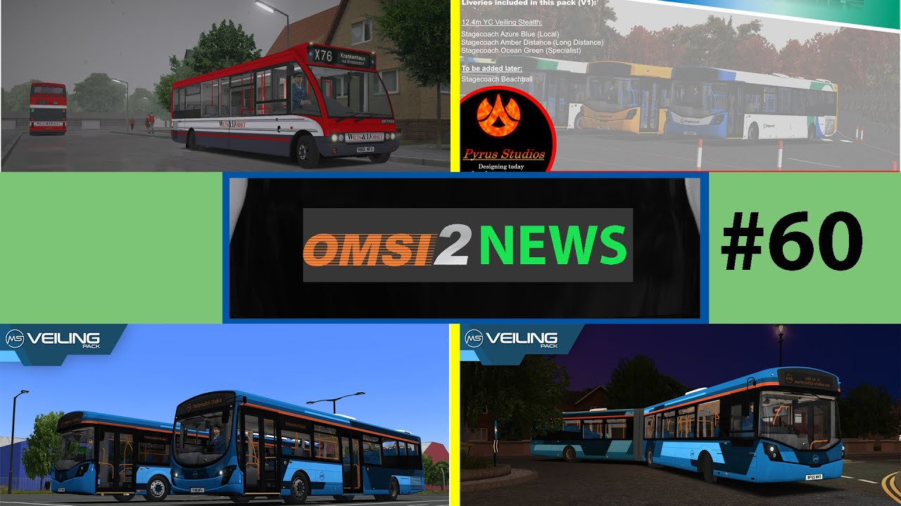 Omsi 2: News #60 | V3D Optare Solo WIP, MS Veiling Pack & Stagecoach ...