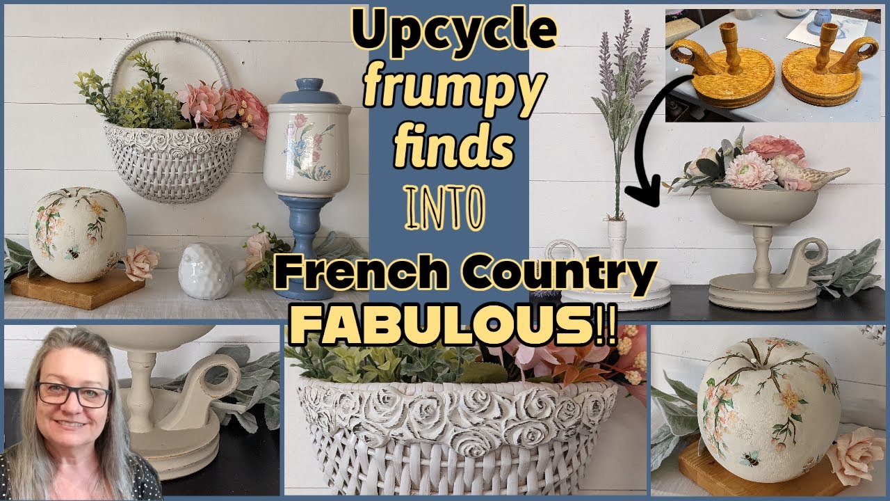 *UPCYCLE FRUMPY FINDS TO FRENCH COUNTRY FABULOUS!!~Thrift Store ...