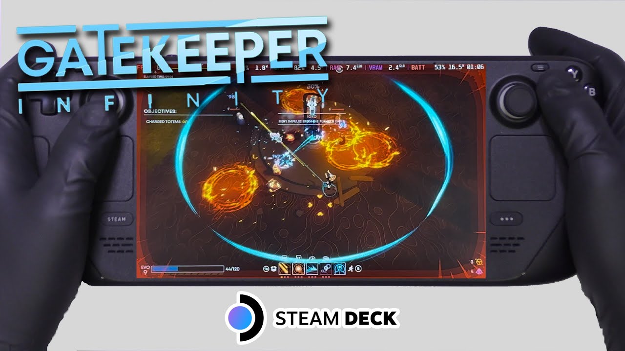 Gatekeeper: Infinity | Steam Deck Gameplay | Steam OS - YouTube