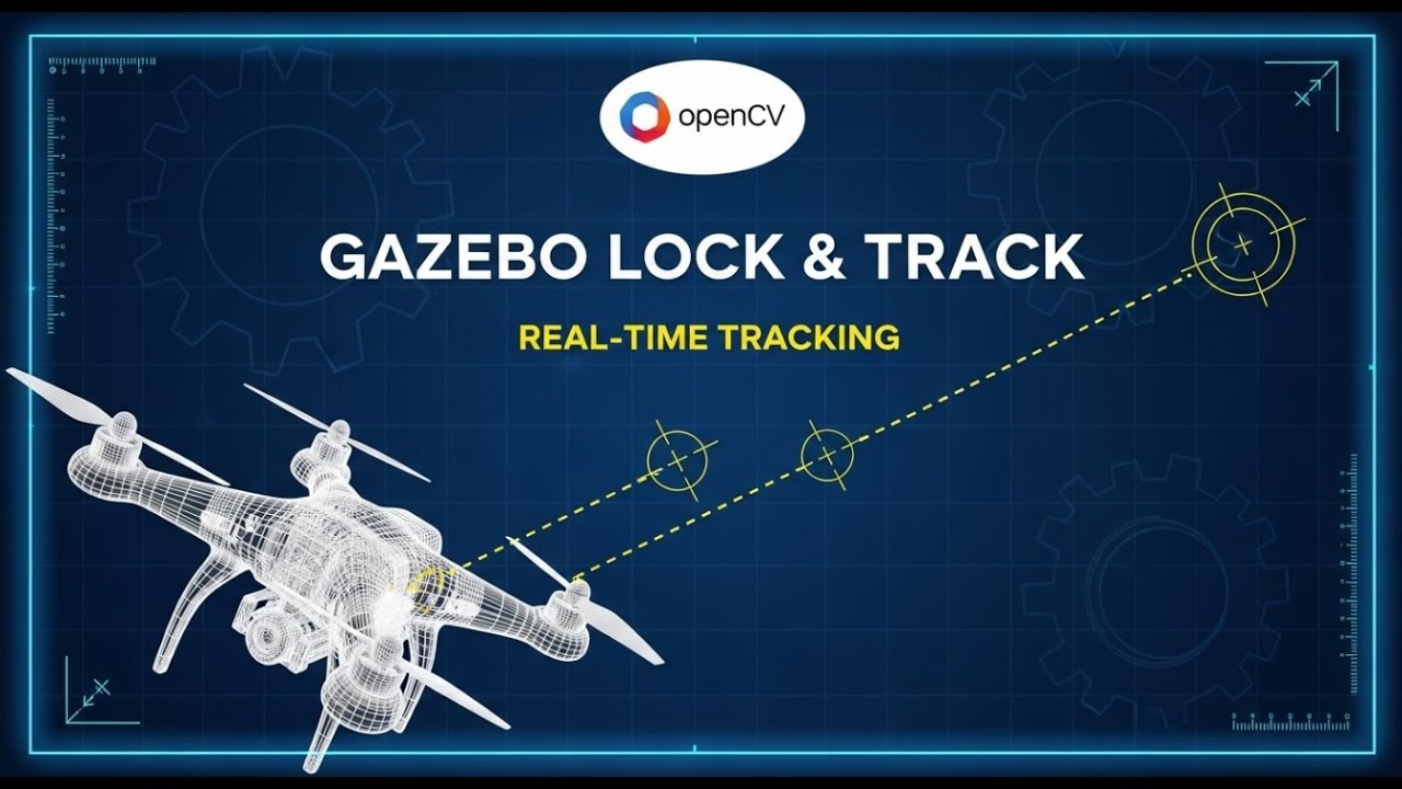 Drone Target Tracking with OpenCV & Gazebo | Autonomous Follow Demo ...
