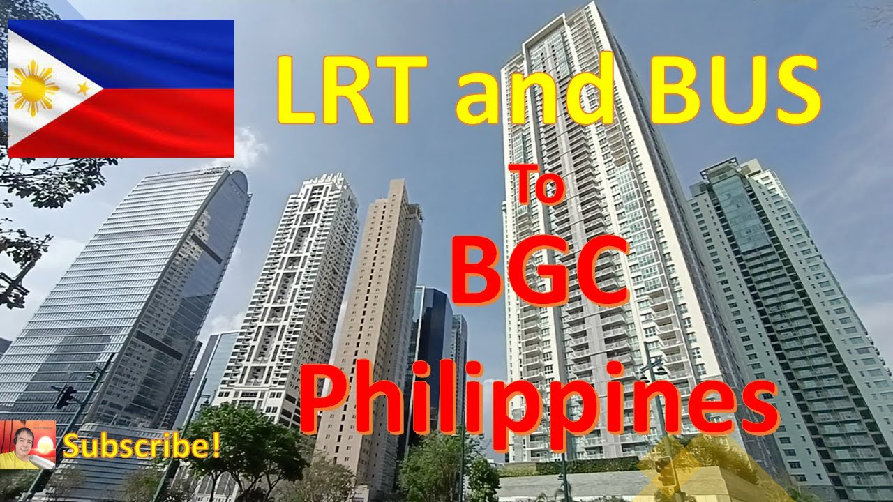 HOW TO GO TO BGC RIDING IN LRT AND BUS? - YouTube