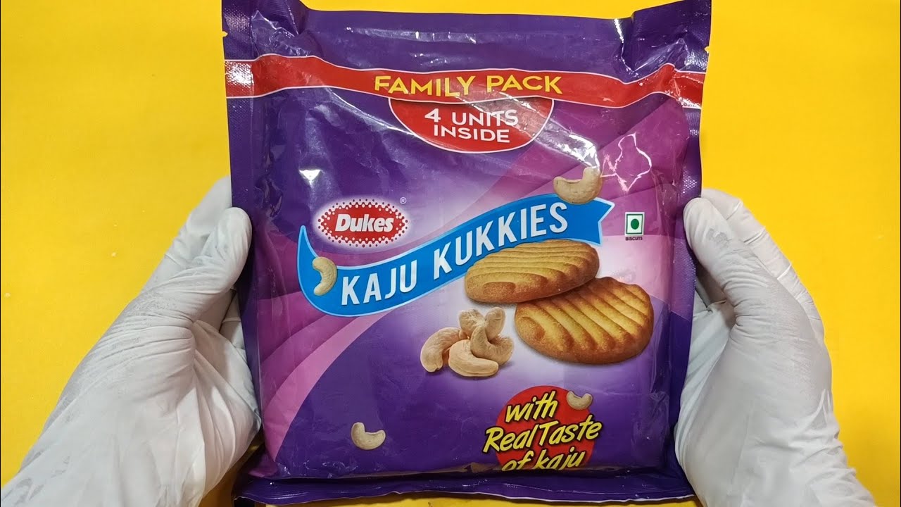 Dukes Kaju Cookies Review || Kaju Biscuit Unboxing || Family Pack ...