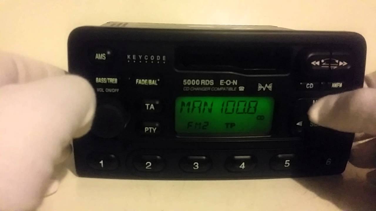 Ford Radio 4000 Rds Manual Fasredge