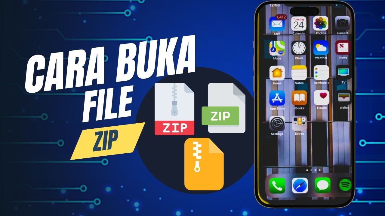 Cara Buka File dalam Bentuk Dot Zip - YouTube
