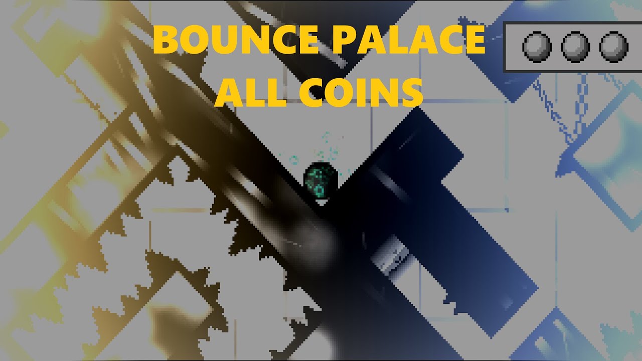 Bounce Place (All Coins) – Monkey Ball level in Geometry Dash - YouTube