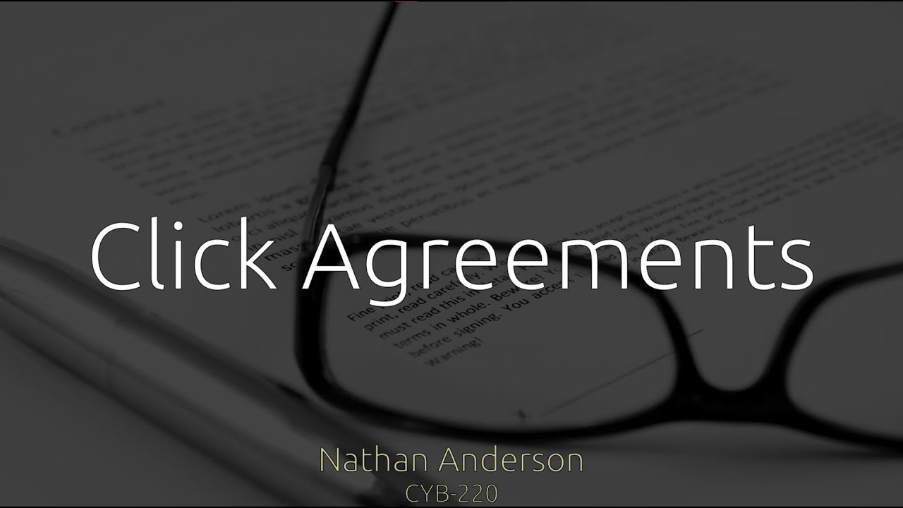 Click Agreements: Specht v. Netscape - YouTube