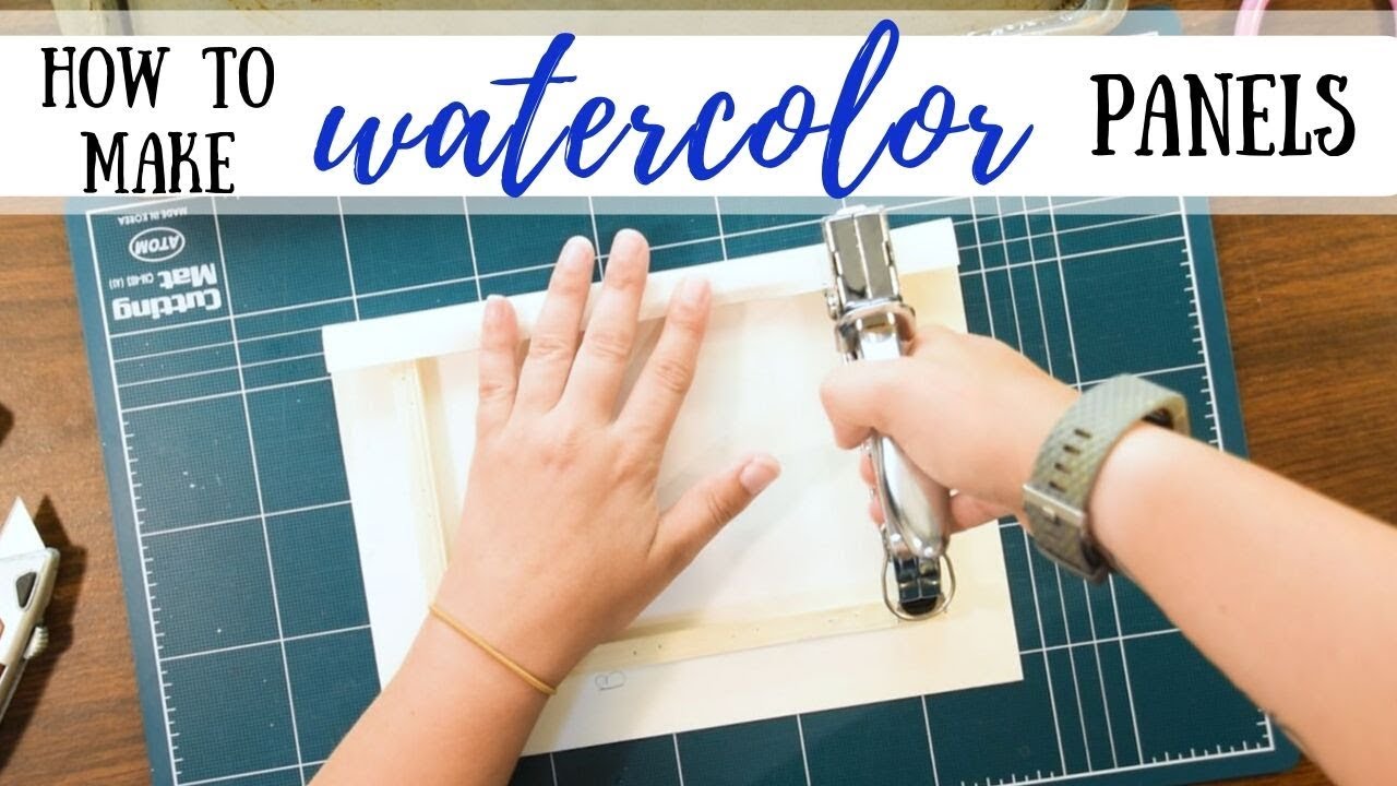 How To Make Watercolor Panels Stretching Watercolor Paper YouTube how-to-make-watercolor-panels-stretching-watercolor-paper-youtube