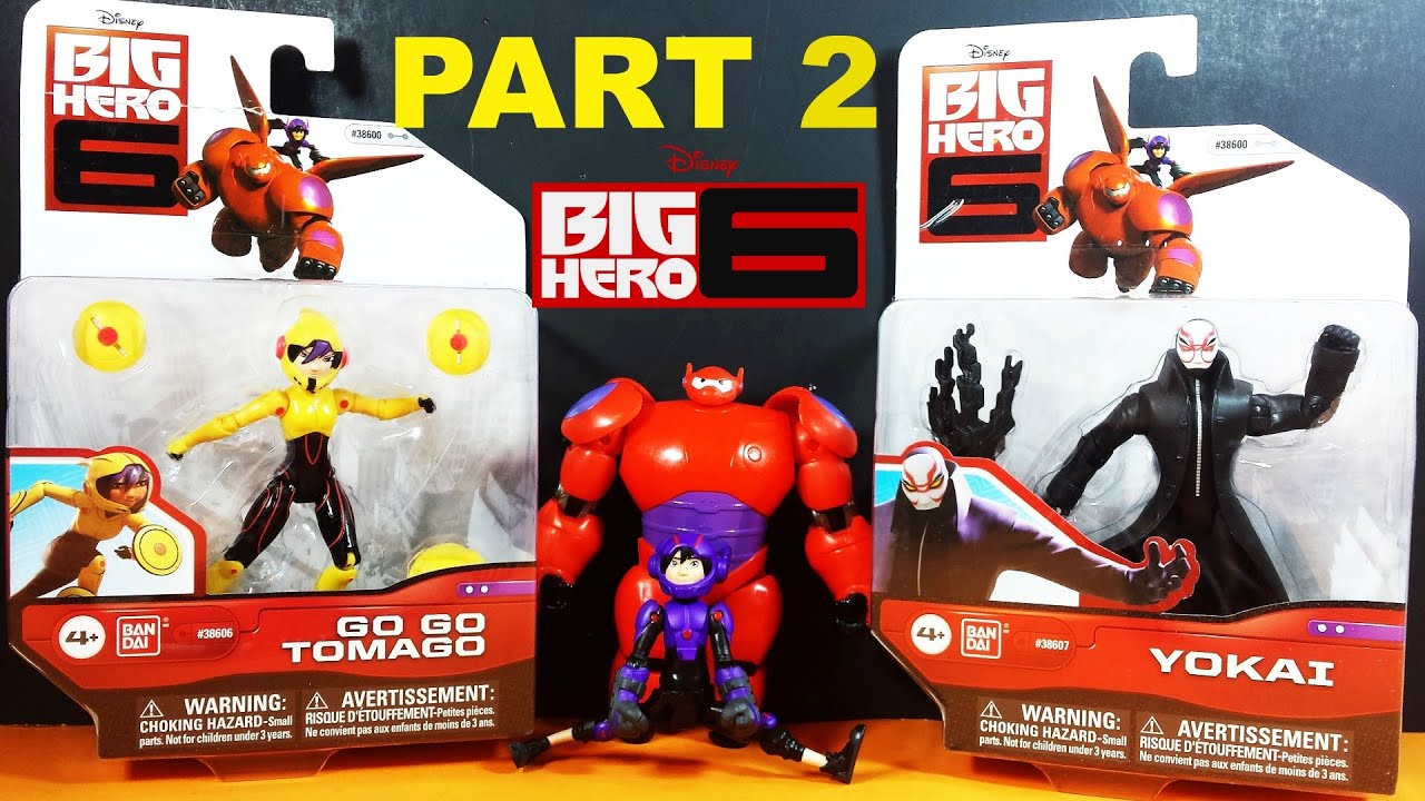 Disney Pixar BIG HERO 6 GO GO TAMAGO & YOKAI figures unboxing PART 2 ...