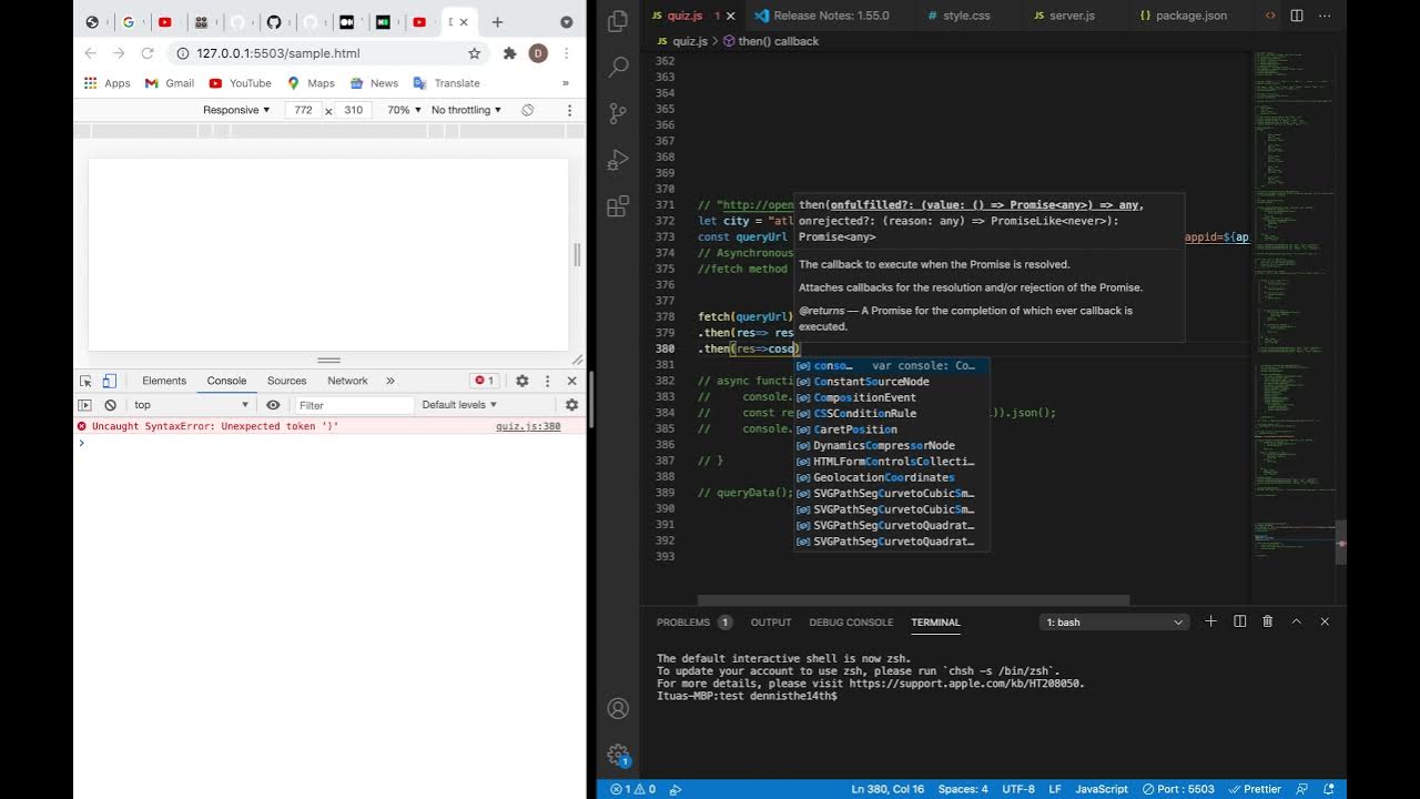 JavaScript - Fetch Method Tutorial for Beginners - YouTube