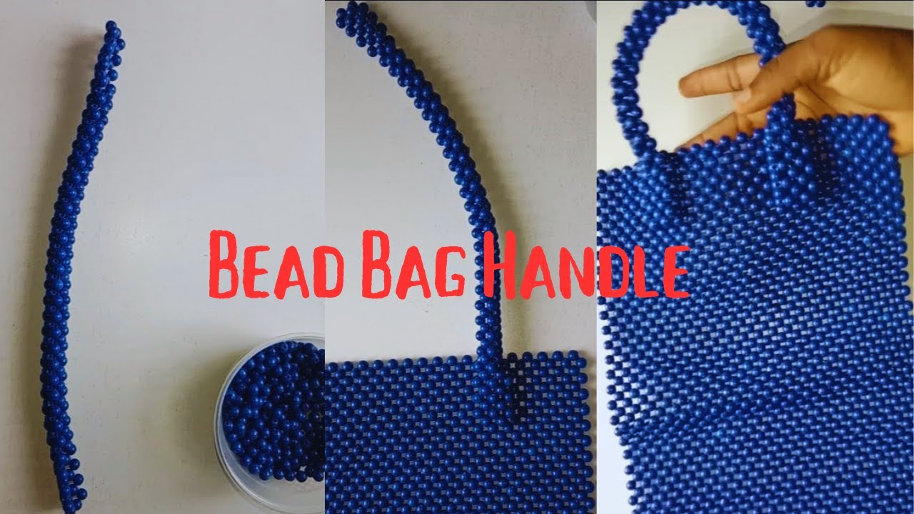 Quick And Easy Way To Make A Beaded Bag Handle | DIY With Beads - YouTube