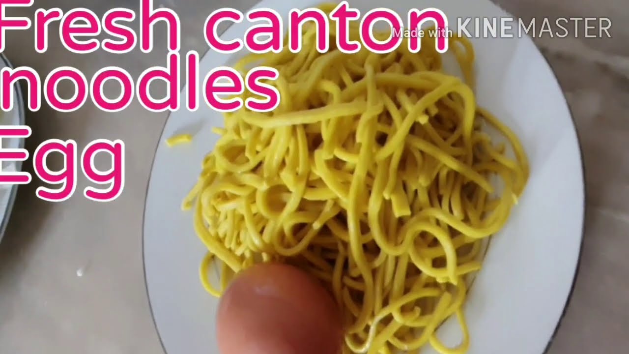 Fresh 'MIKI' egg noodles soup | Try new recipe today - YouTube