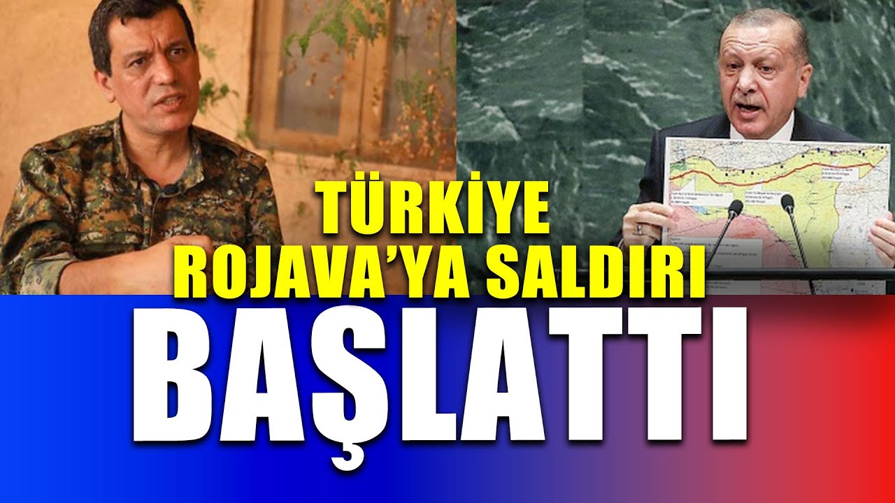 Türkiye Rojava'ya 4 koldan saldırdı - YouTube