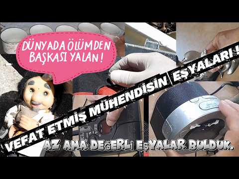 VEFAT ETMİŞ MÜHENDİSİN EŞYALARINA DENK GELDİK 😢 DÜNYADA ÖLÜMDEN BAŞKASI YALAN 💦
