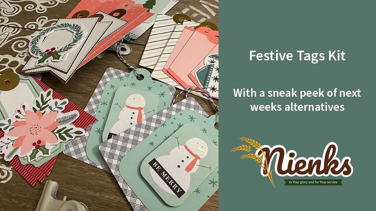 Festive Tags kit | Make 15 Christmas tags or use them as focal points ...