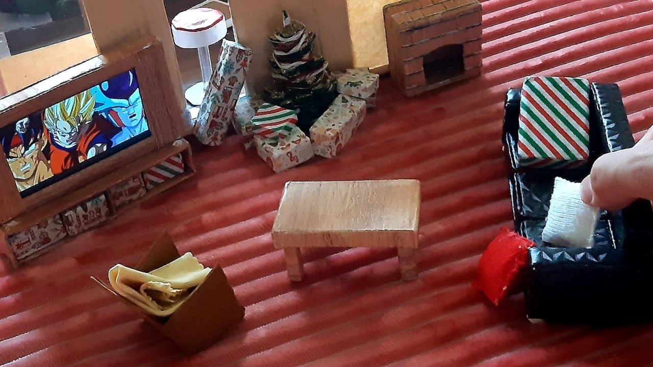 Dragon ball TV set up in a little room - YouTube