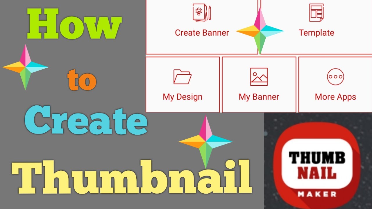 How to Create Thumbnail using Mobile Phone - YouTube