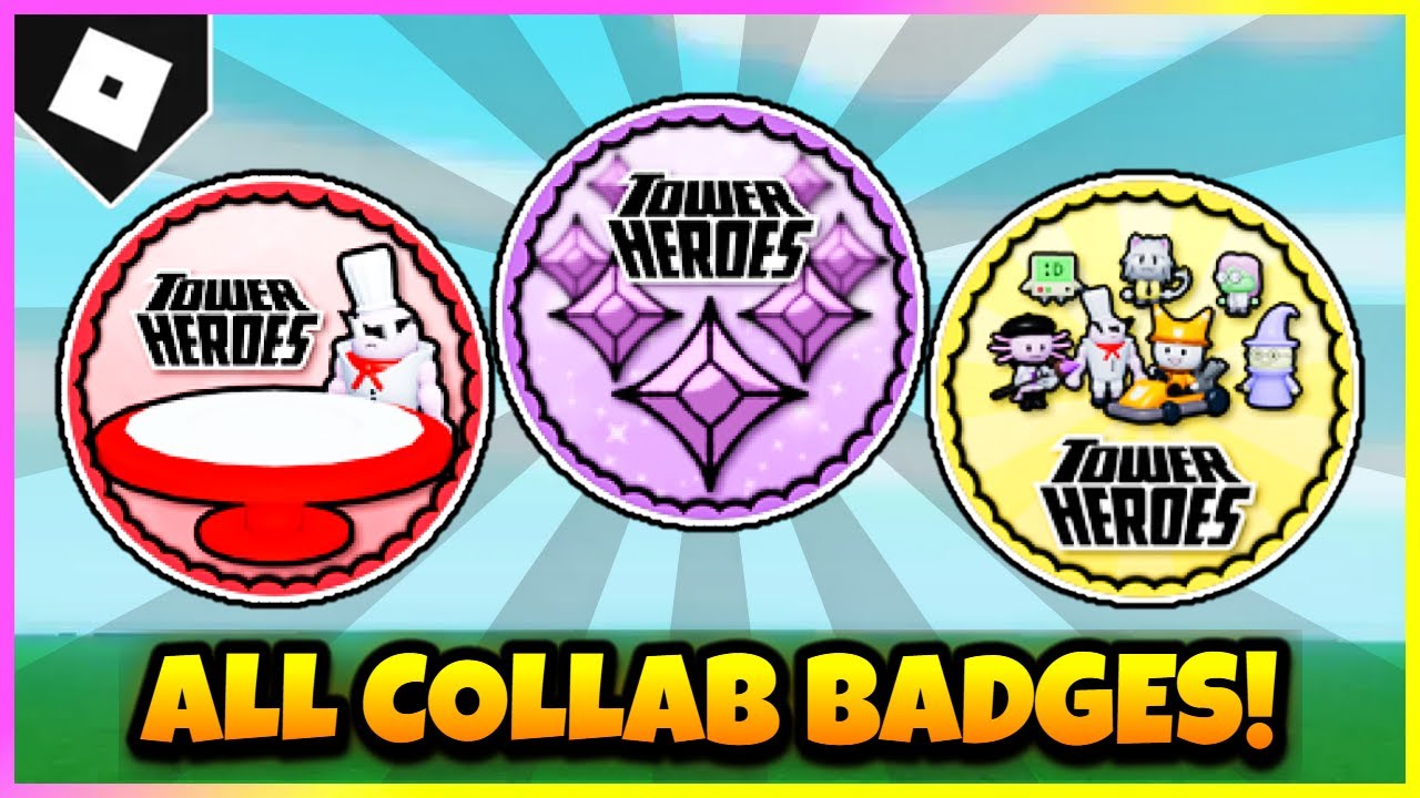 How To Get ALL 3 TOWER HERO BADGES in Make a Cake! (Tower Heroes Collab ...