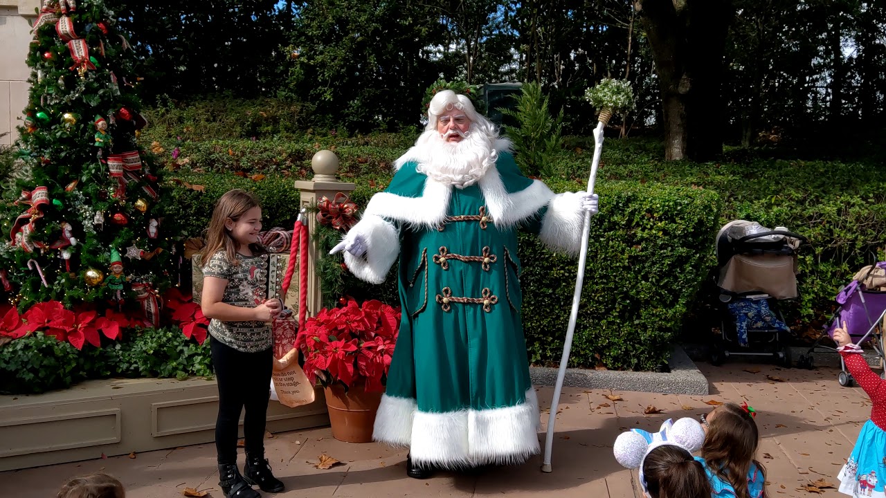 Father Christmas Storyteller: Epcot United Kingdom at Festival of the ...