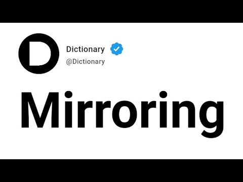 Mirroring Meaning In English - YouTube