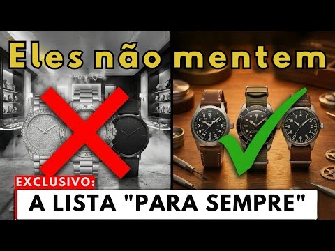 As únicas 10 marcas de relógios em que você ainda pode confiar