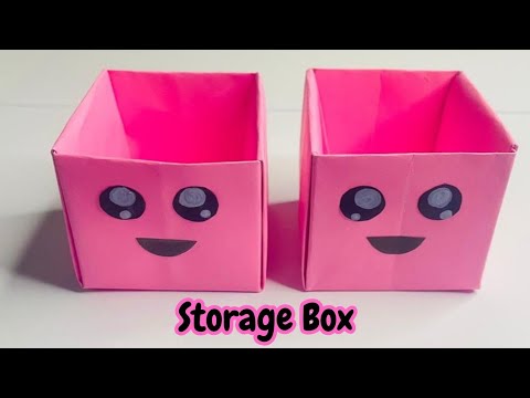 DIY paper box|How to make paper box Papar gift box|No glue paper craft ...