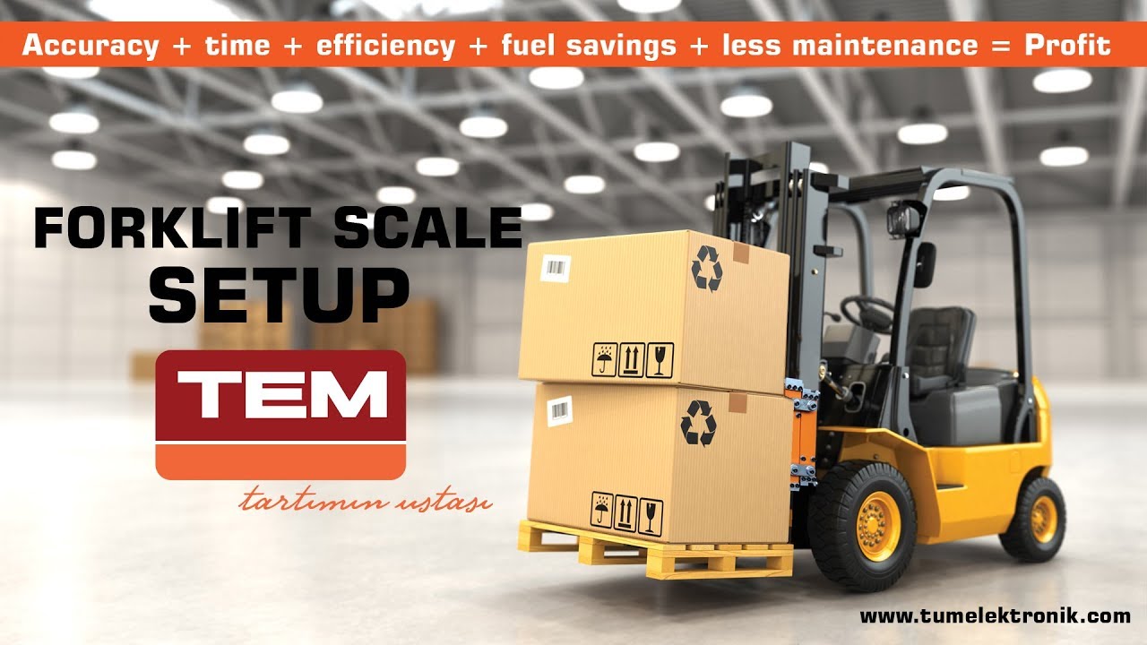 FORKLIFT SCALE SETUP - YouTube