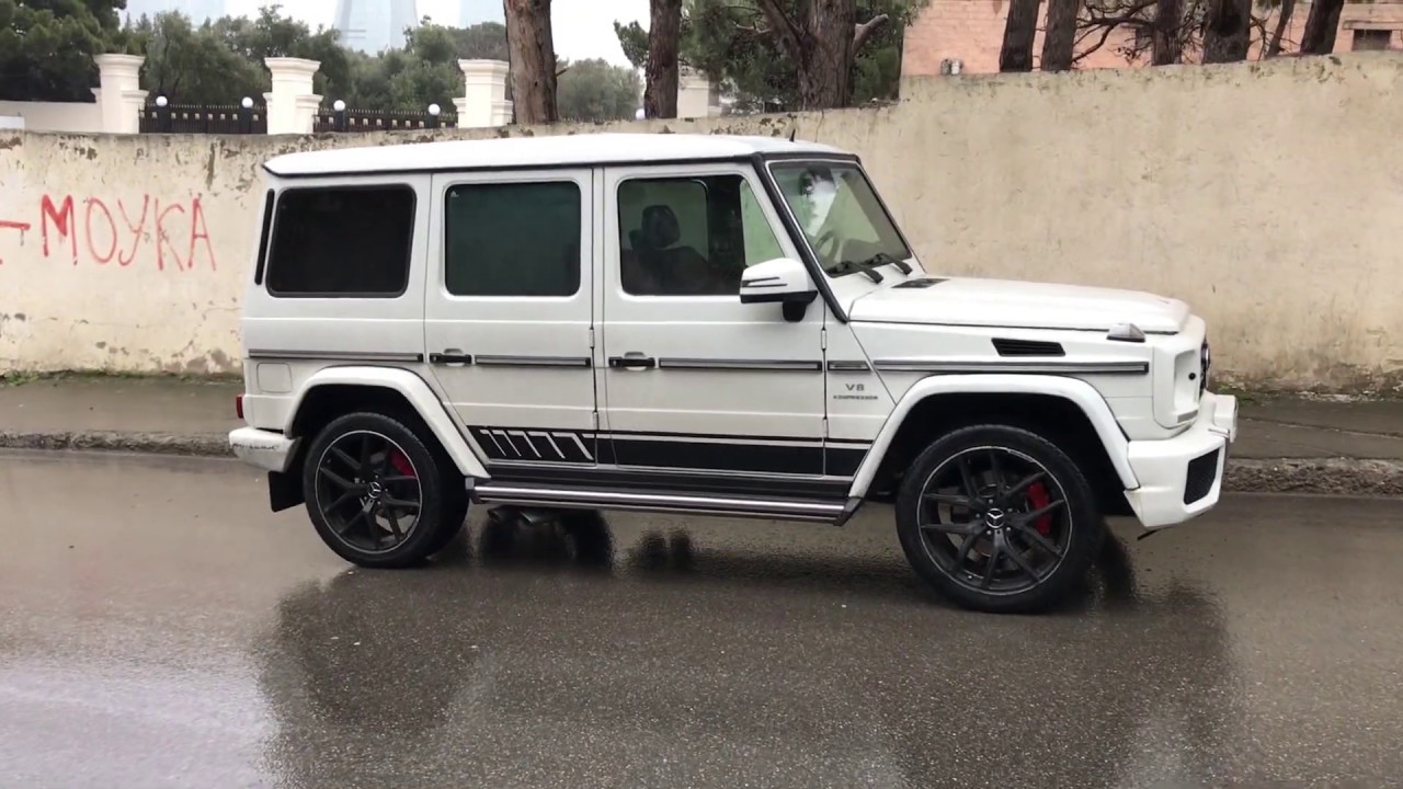 MERCEDES BENZ G5.5 AMG. YAĞIŞLI BAKI KÜÇƏLƏRİNDƏ SƏRBƏST YÜRÜŞÜ. - YouTube