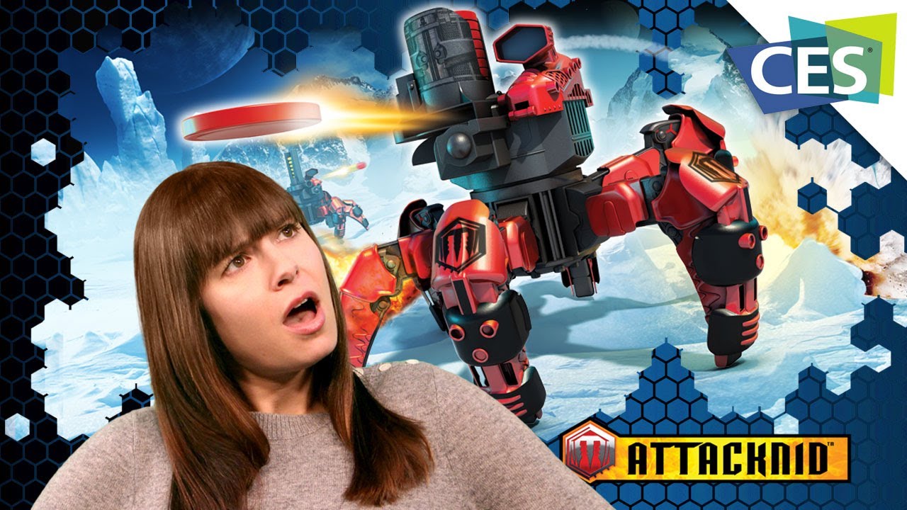 Wow! Stuff's Robotic Battle Arachnid: The Attacknid - CES 2013 - YouTube