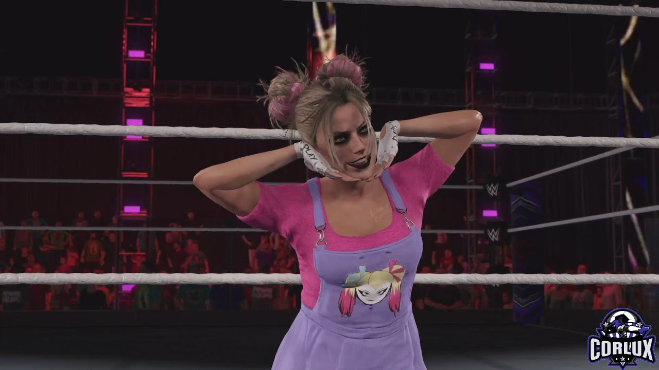 WWE2K22 - Alexa Bliss Firefly Funhouse Entrance (Extreme Rules) - YouTube