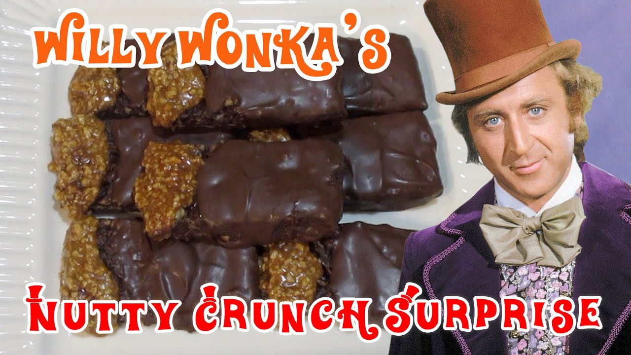 Willy Wonka's Nutty Crunch Surprise Recipe - YouTube