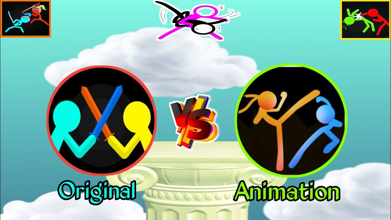 supreme duelist stickman 🇷🇺 in animation vs in reality 🇧🇷 #gaming # ...