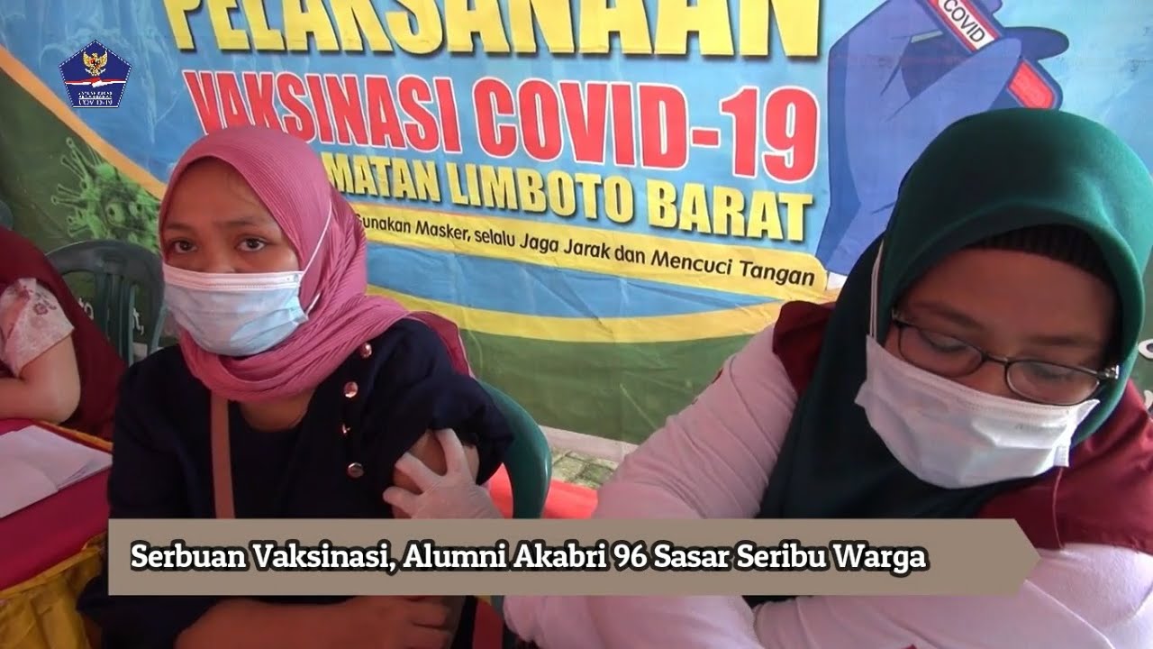 Serbuan Vaksinasi, Alumni Akabri 96 Sasar Seribu Warga - YouTube