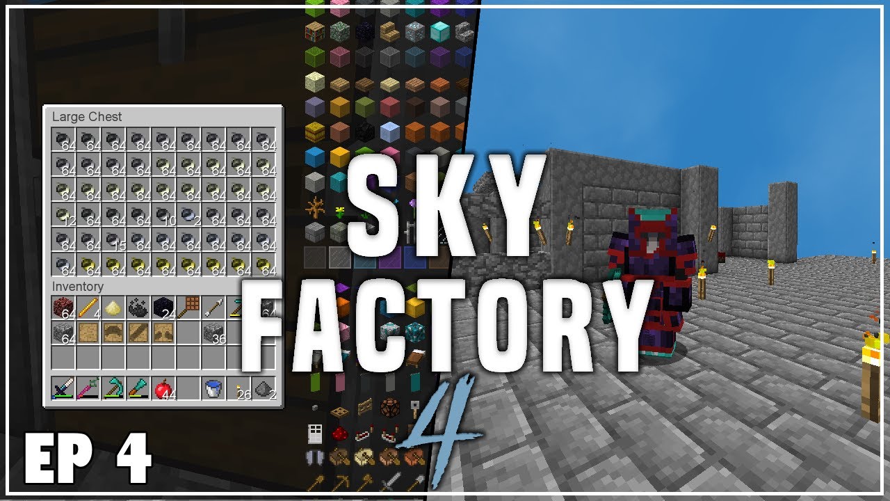 Sky Factory 4 EP 4 - New Tinkers construct Armour 1.12+ - YouTube