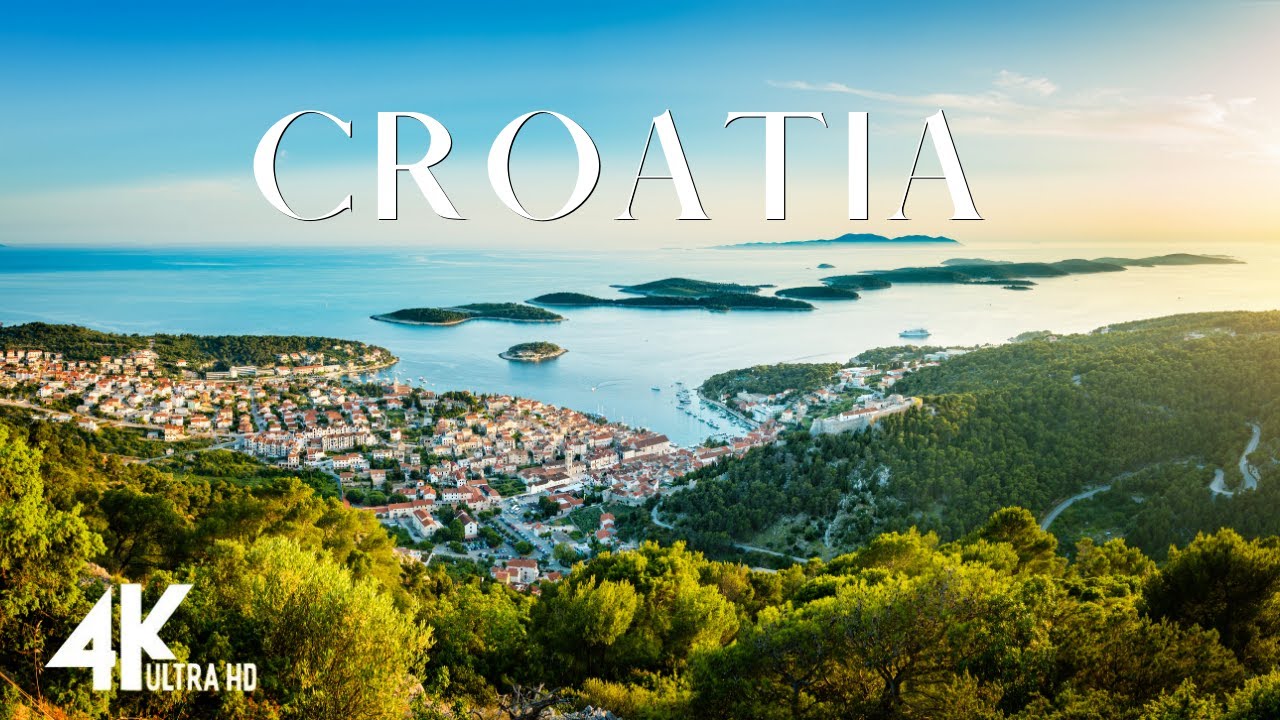 Flying Over Croatia 4k Scenic Relaxing Wonder Nature - YouTube