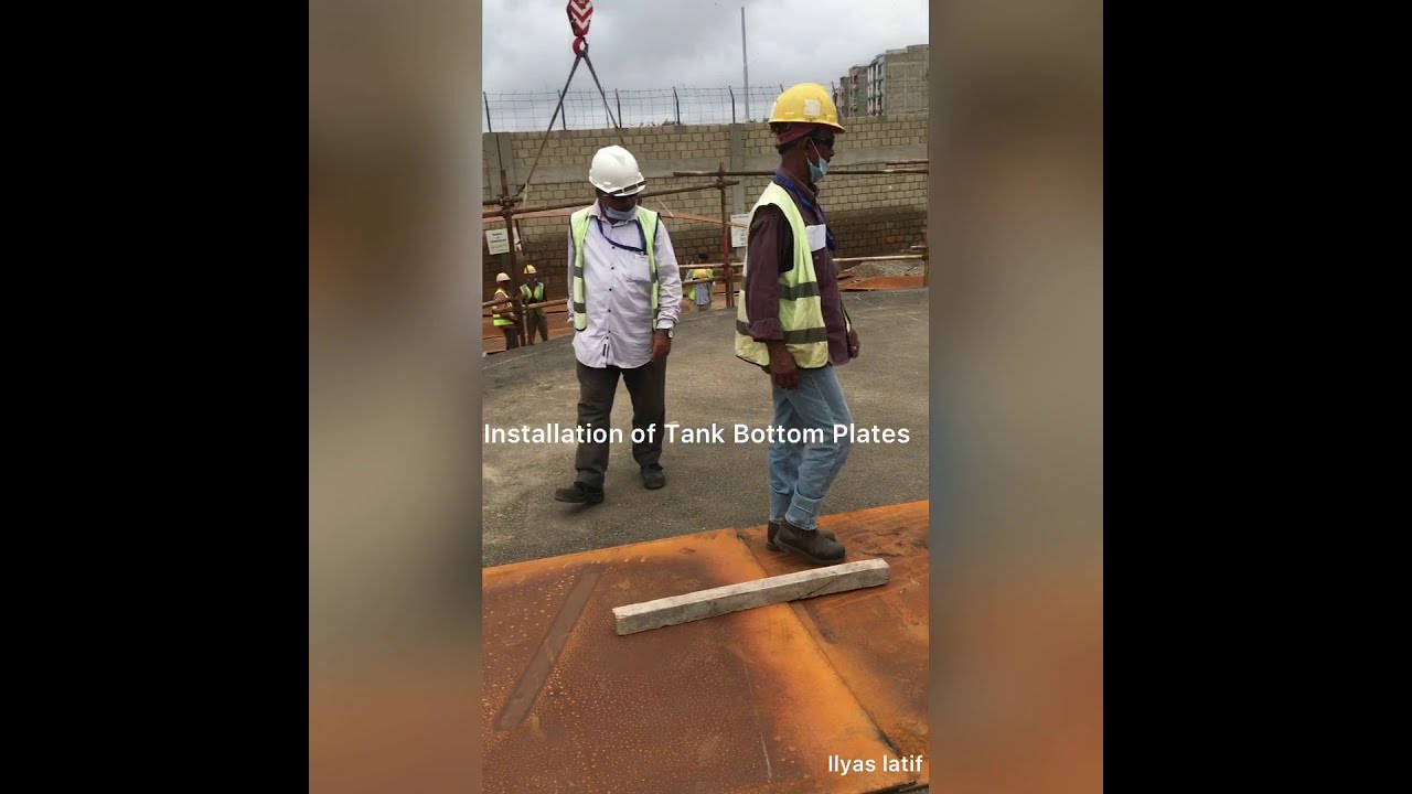 Mechanical work of Tank bottom, Annular and shell plates | Tank under ...