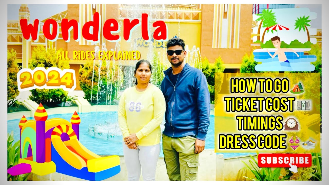 Wonderla Amusement Park Hyderabad || Wonderla Ticket price | wonderla ...