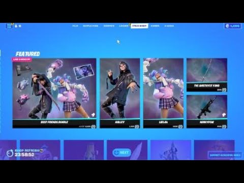 *BEST FRIENDS BUNDLE IS BACK!* Fortnite Itemshop Nov. 6th - YouTube