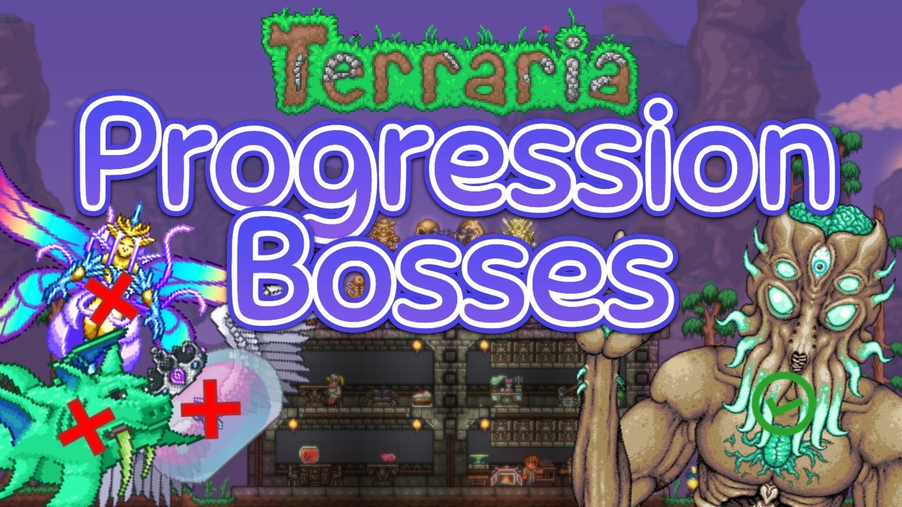 Terraria but with progression bosses only - Finale: Bosses sans Duke ...