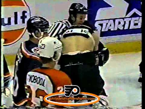 Dec 10, 1995 Rich Pilon and Bob Sweeney vs Eric Lindros New York ...