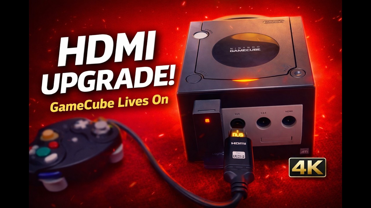 Adding a HDMI port to my Nintendo GameCube!! - YouTube