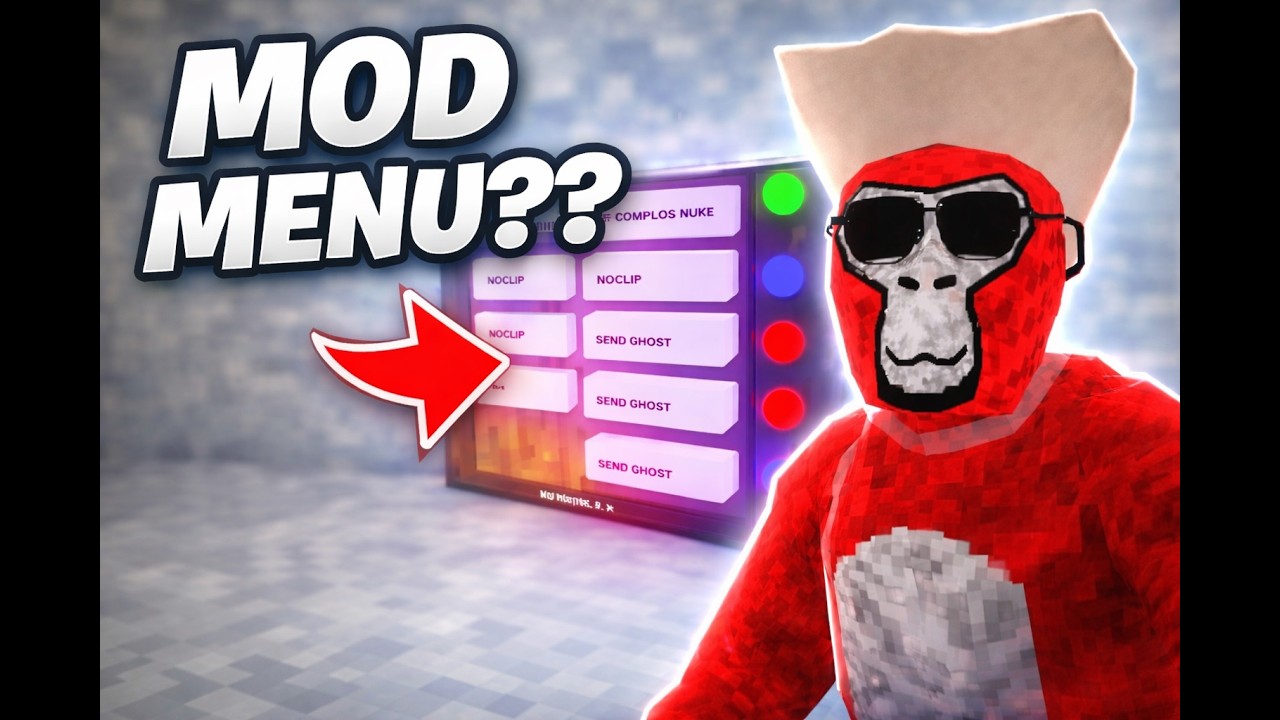 I got a mod menu In Gorilla Tag - YouTube