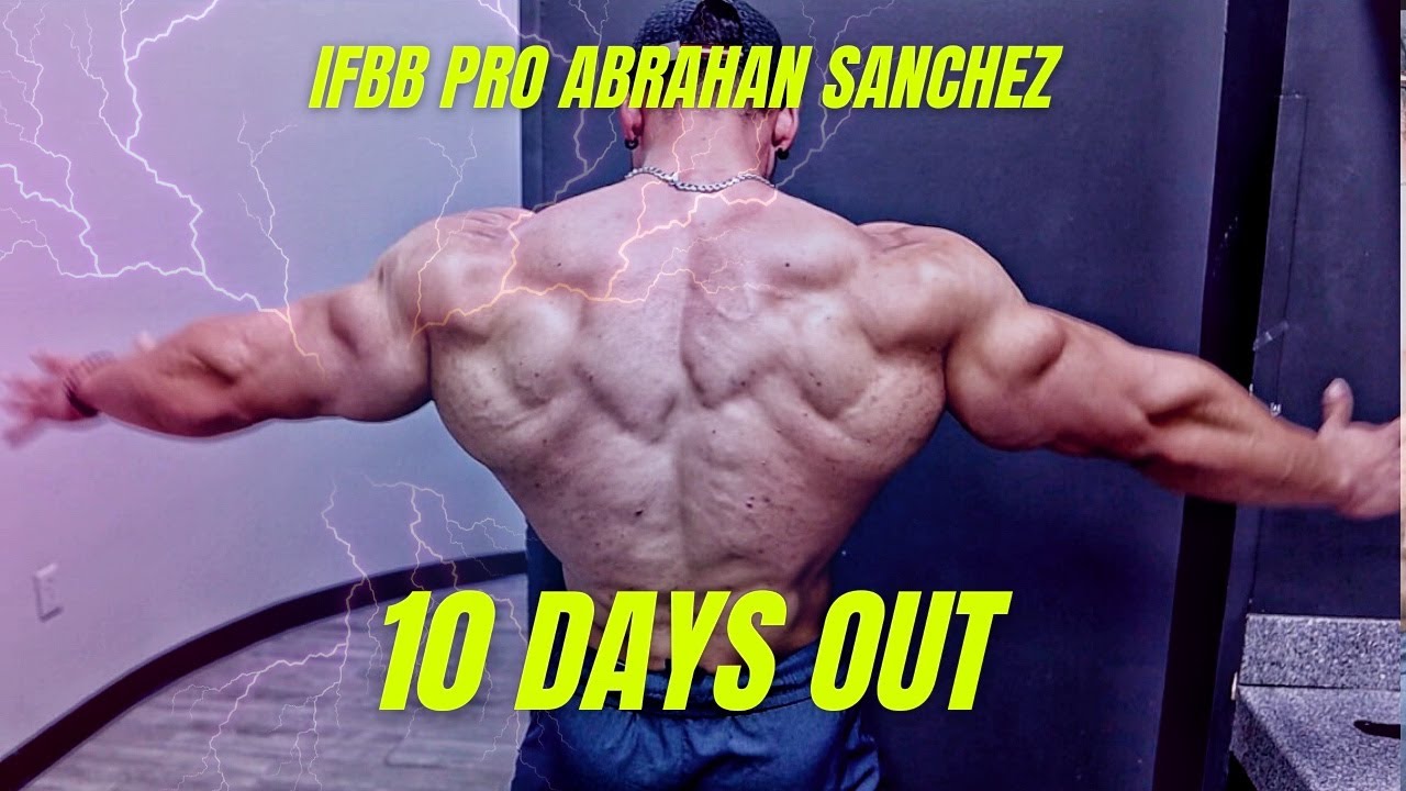 IFBB Pro Abrahan Sanchez | Back Workout plus Chiropractic Session - YouTube